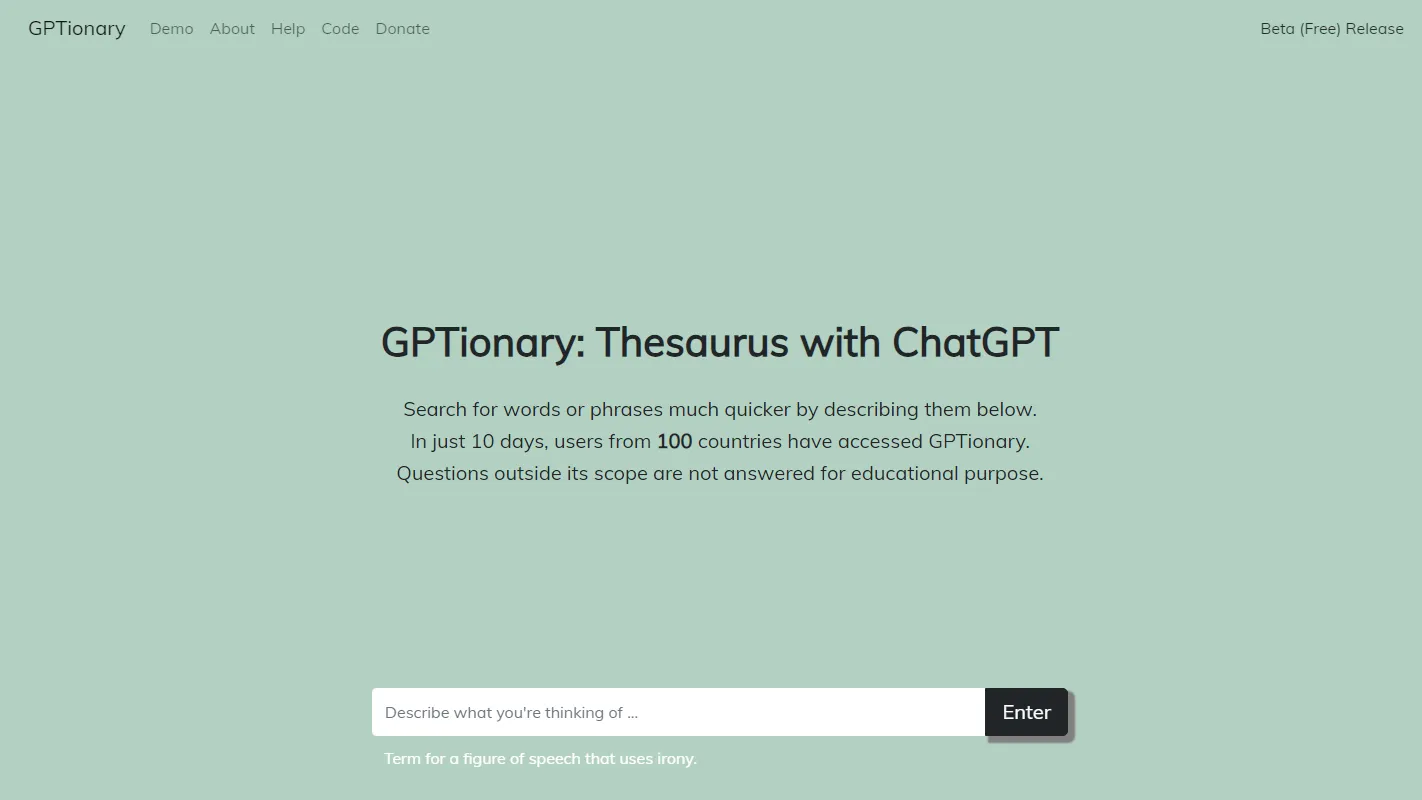 GPTionary Overview 2025 | Pricing And Best Features