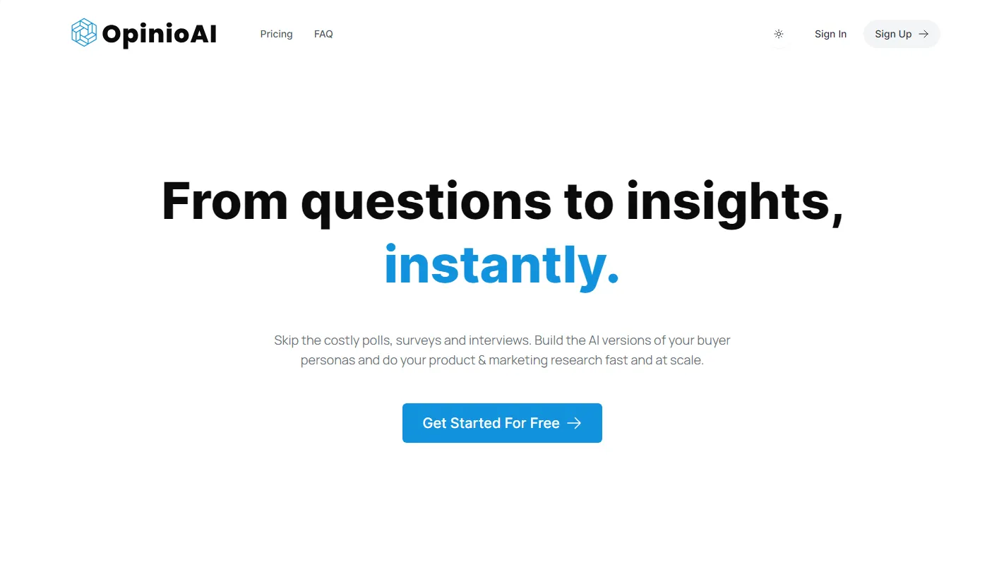 OpinioAI Overview 2025 | Pricing And Best Features