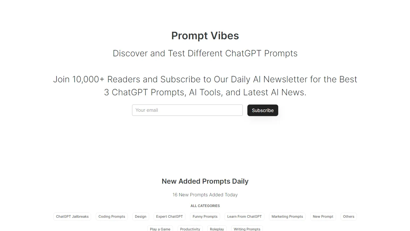 PromptVibes Overview 2025 | Pricing And Best Features