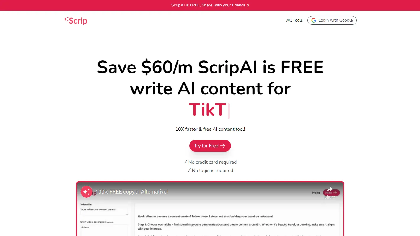 Scrip AI Overview 2025 | Pricing And Best Features