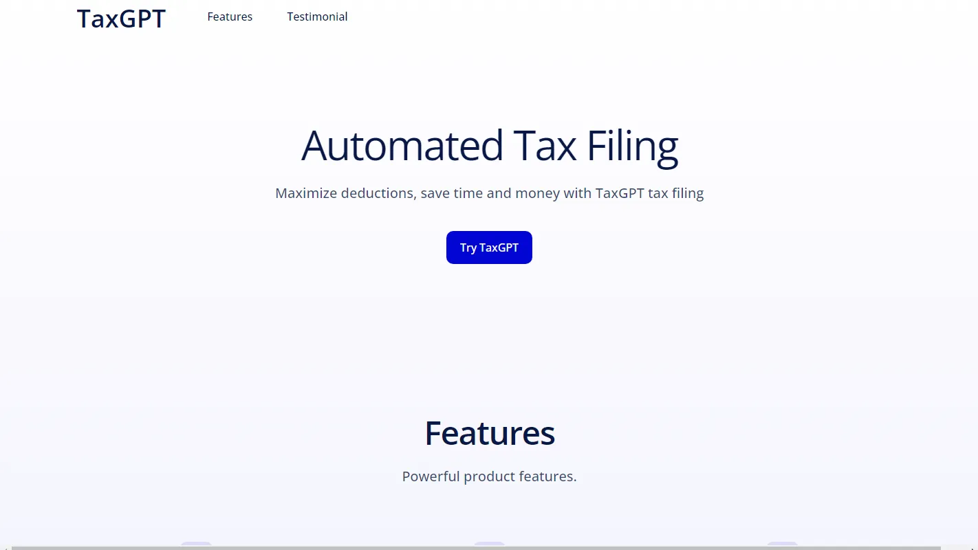 TaxGPt Overview 2025 | Pricing And Best Features