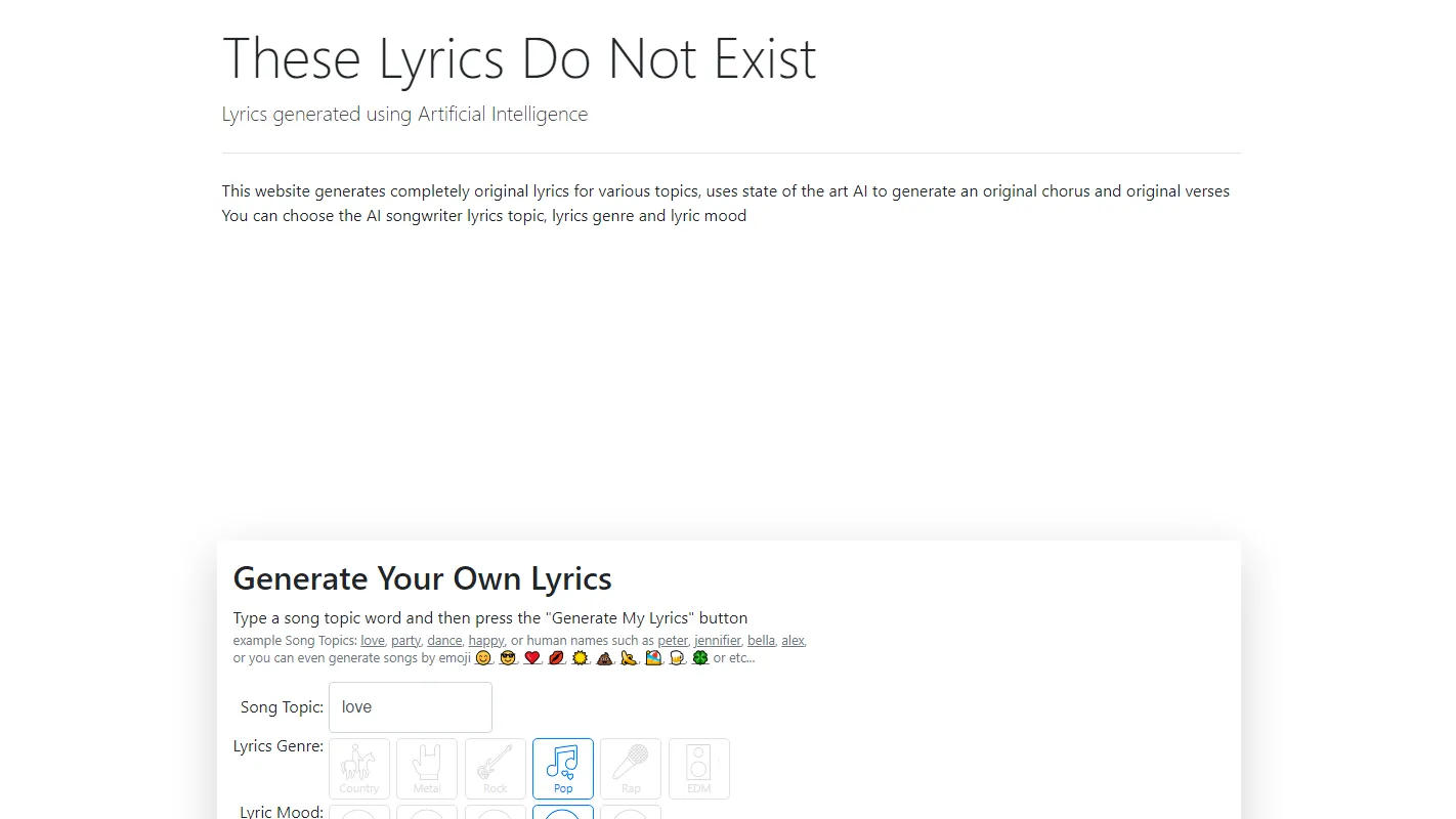 Artificial Intelligence Songwriter | Pricing & Best Features