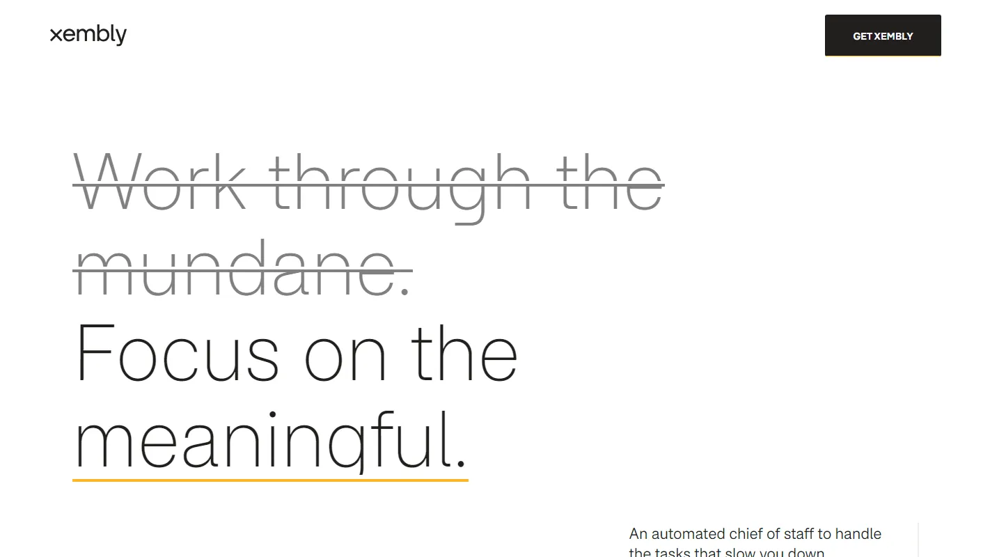 Xembly Overview 2025 | Pricing And Best Features