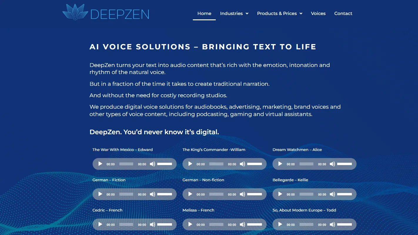 DeepZen Overview 2025 | Pricing And Best Features
