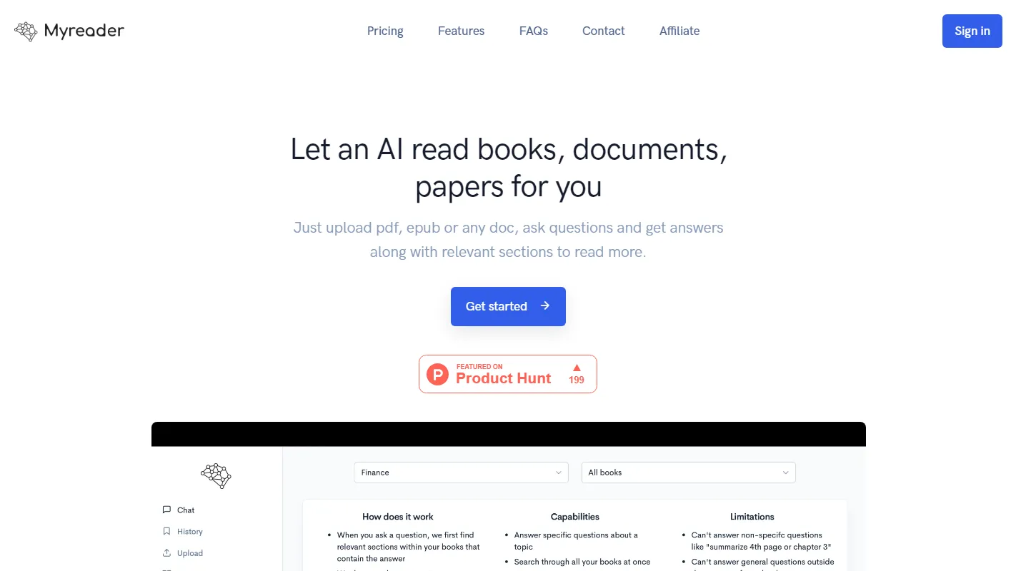 Myreader AI Overview 2025 | Pricing And Best Features
