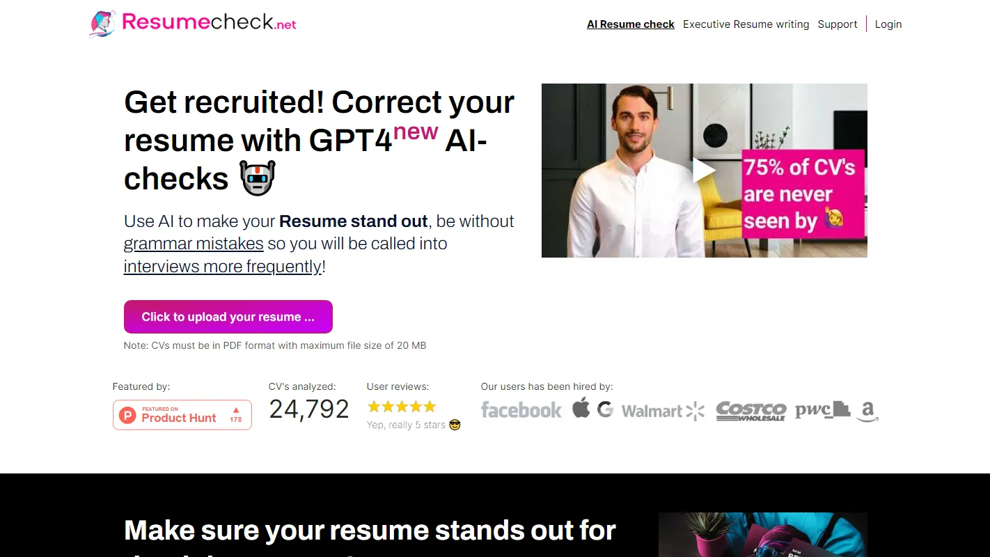 Resumecheck Overview 2025 | Pricing And Best Features