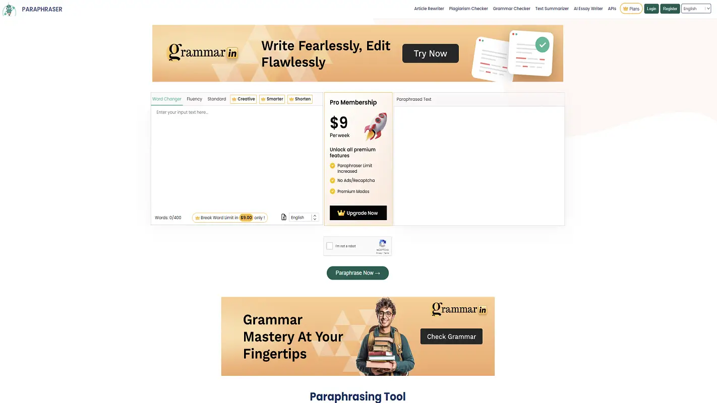 Paraphraser Io Overview 2025 | Pricing And Best Features