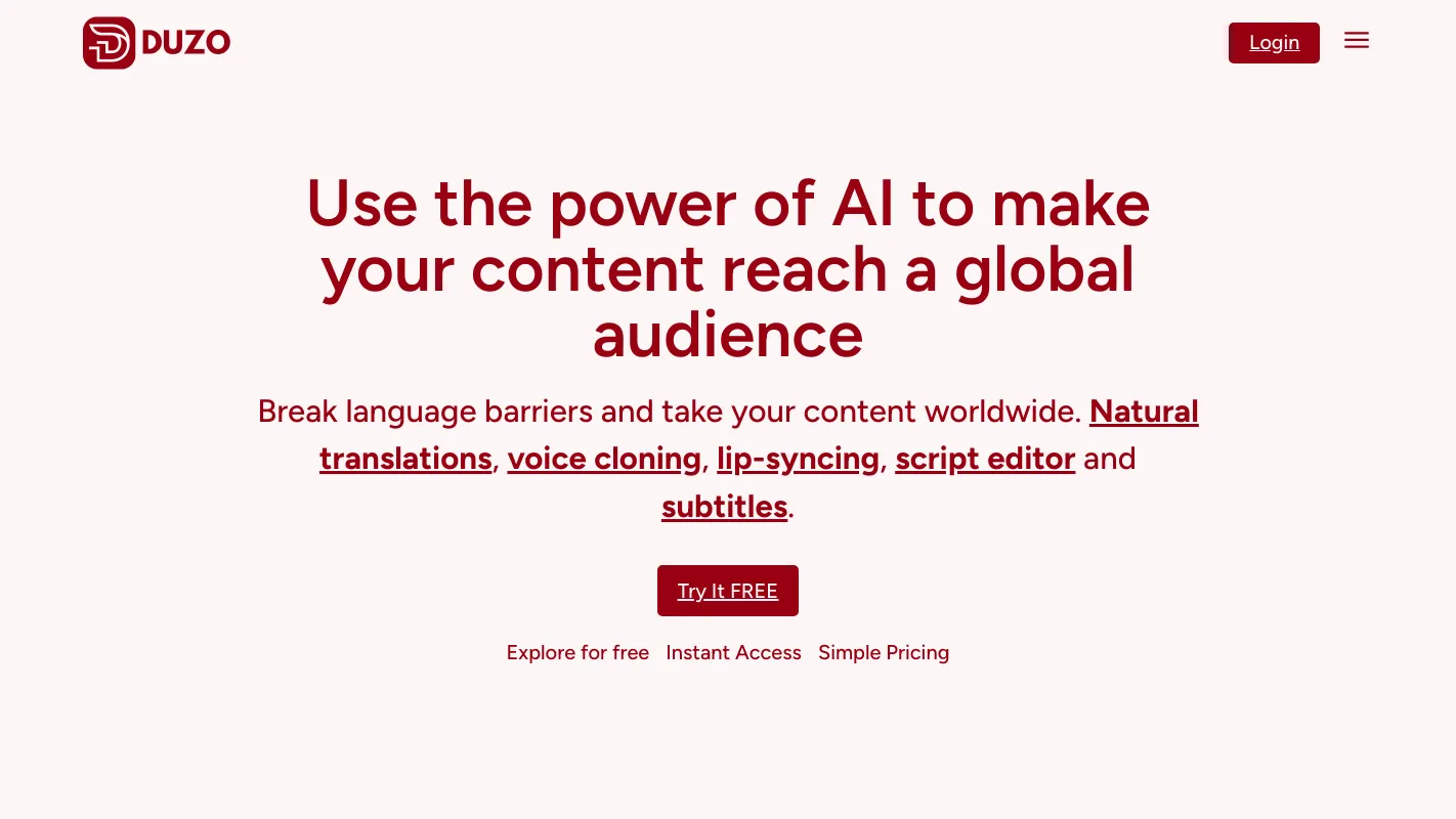Duzo AI Video Translation Overview 2025 | Pricing And Best Features