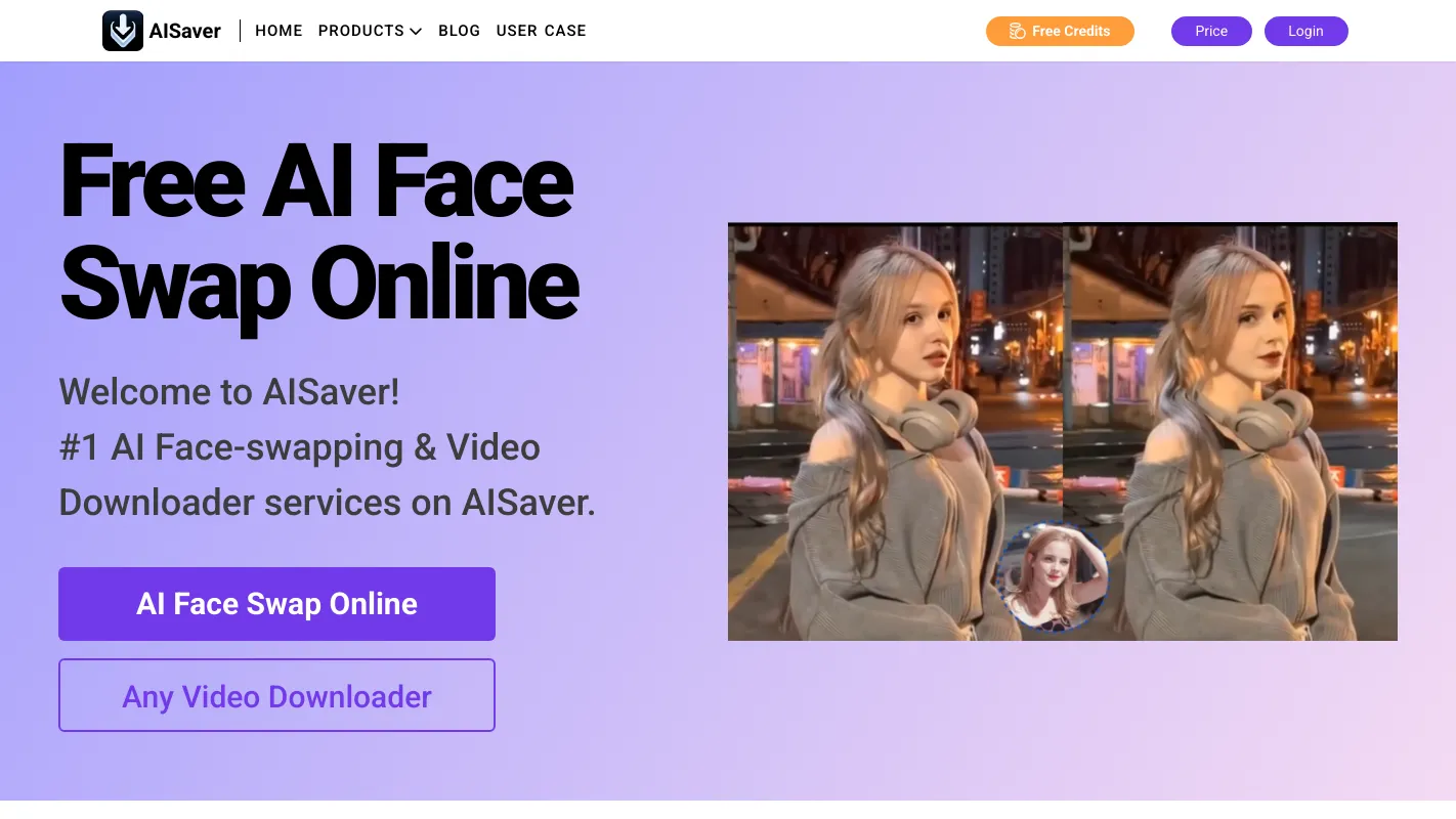 AISaver - Free Video Face Swap Tool Overview 2026 | Pricing And Best ...